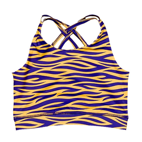 Sports Bra- Tiger Stripe – Sissy & Bean